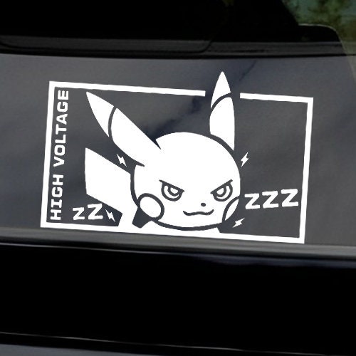 Pokemon Pikachu Vinyl Decal Vinyl Sticker JDM - Etsy Australia