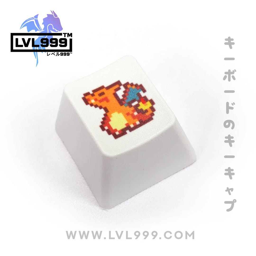 Charizard Keycap Pixel Pokemon Mechanical Keyboard Switch Custom Keycap ...