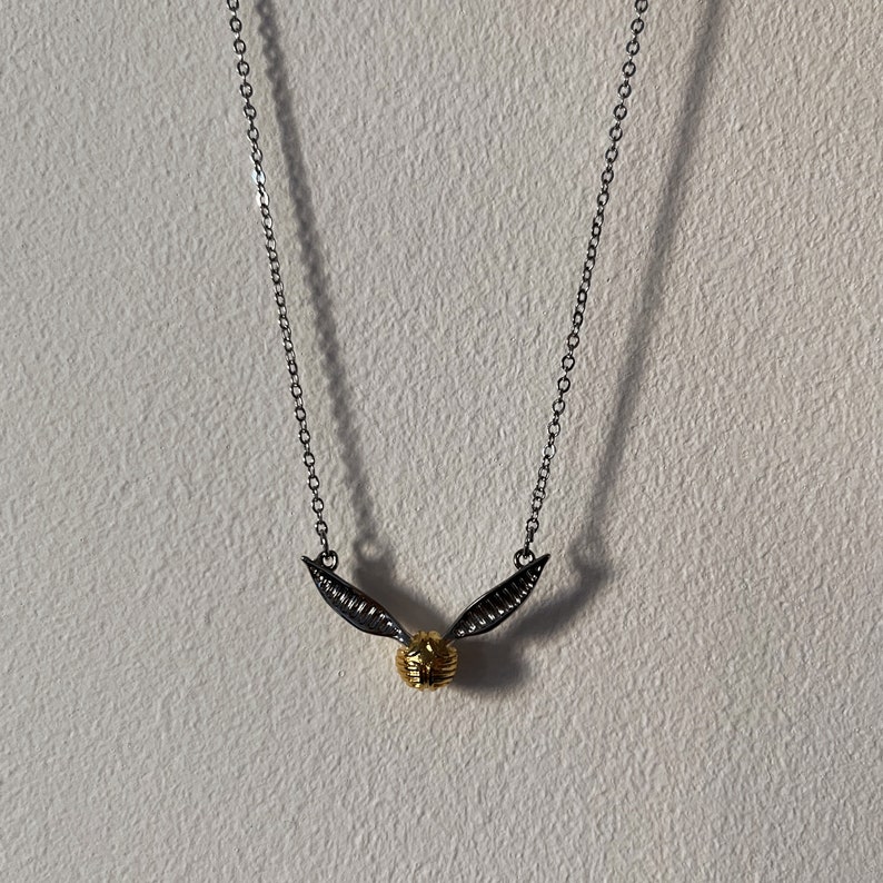 Little Harry Potter Golden Snitch Necklace/harry Potter Necklace/hp ...