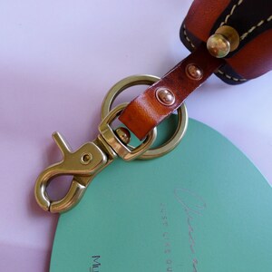 Handmade Leather Saddle Keychain: Equestrian Bag Charm;handmade Leather ...