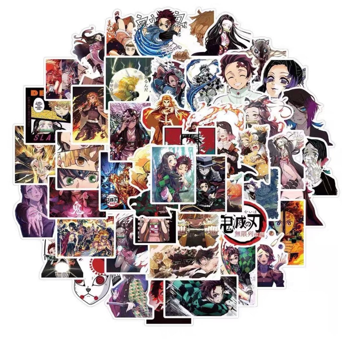 Demon-slayer Random Sticker Set / Demon Slayer Cartoon Stickers ...
