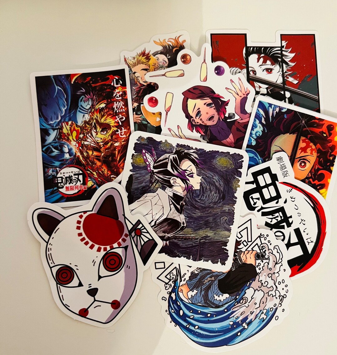 Demon-slayer Random Sticker Set / Demon Slayer Cartoon Stickers ...