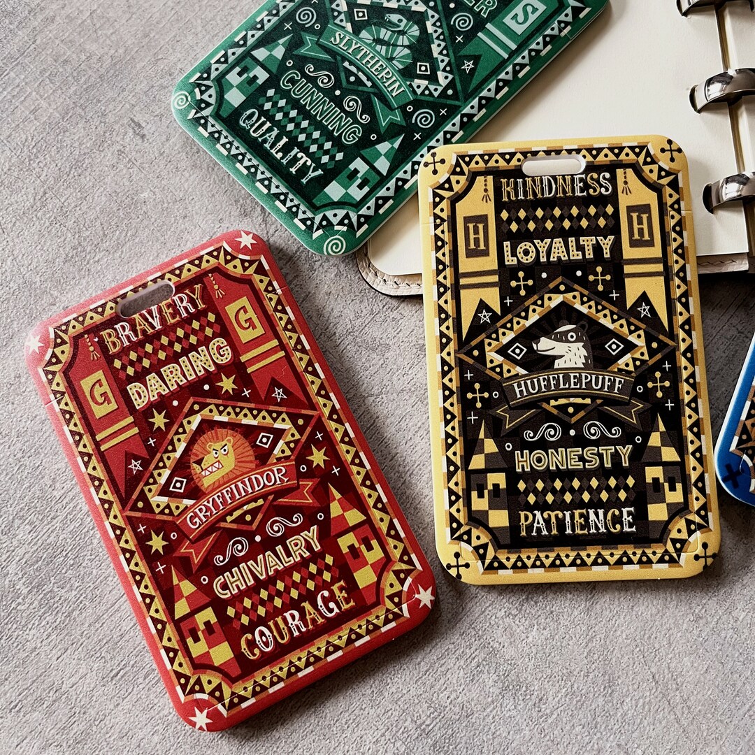 Harry Potter Themed Card Protector Case/hogwarts/work Card, Bank Card ...