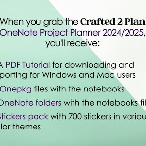 Onenote Project Planner Template: Project Management, Task & Goal ...