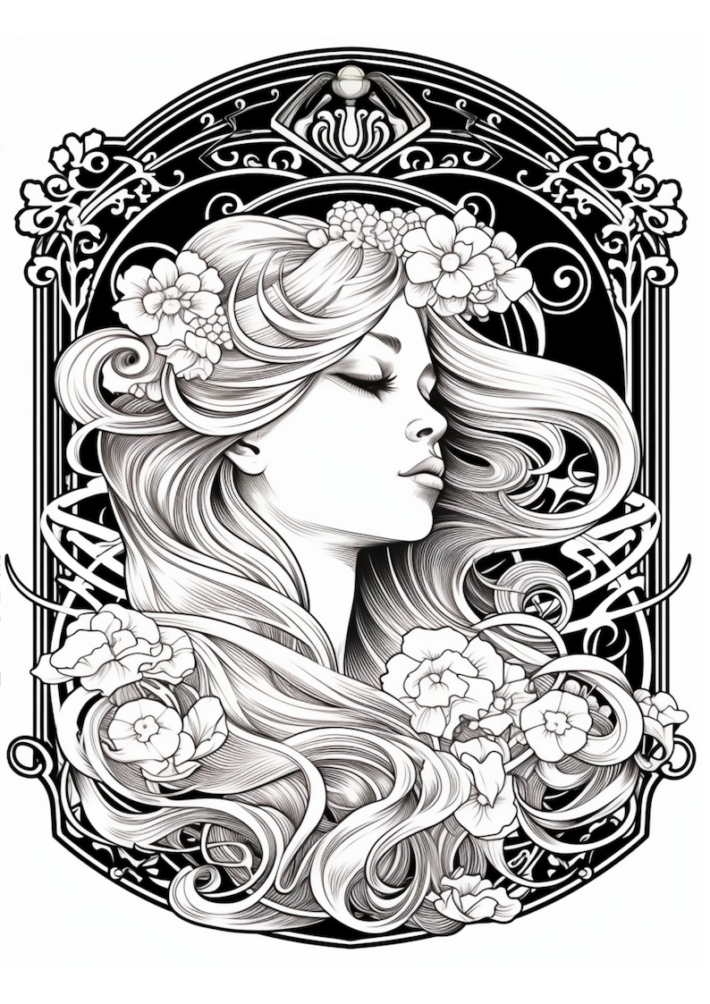 Tarot Cards Themed 100 Coloring Pages Relaxation Stress Relief for ...