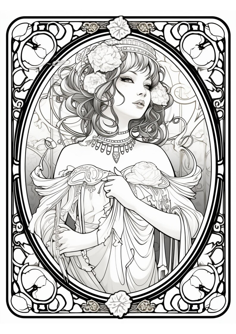 Tarot Cards Themed 100 Coloring Pages Relaxation Stress Relief for ...