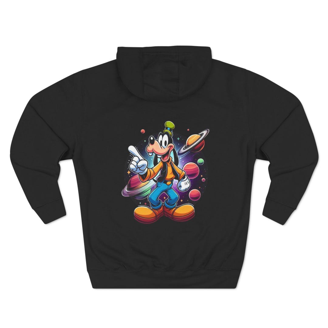 Disney Goofy Three-panel Fleece Hoodie, Funny Character Sweatshirt ...