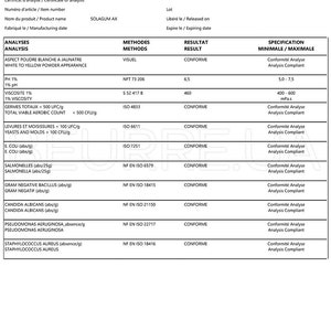 Thickener Solagum AX (acacia Senegal Gum, Xanthan Gum) is a Natural ...