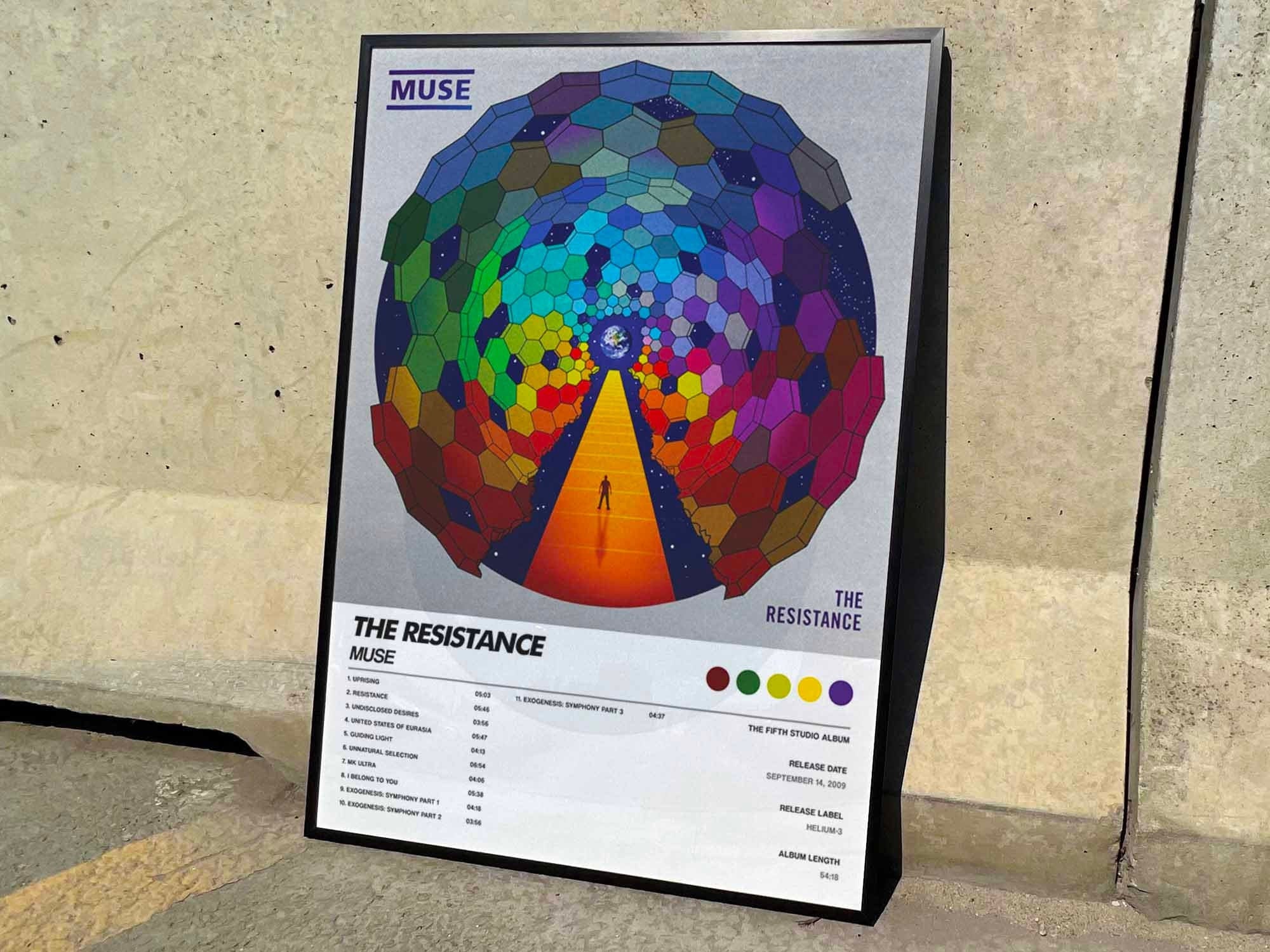 Muse the Resistance Album Cover Poster / - Etsy