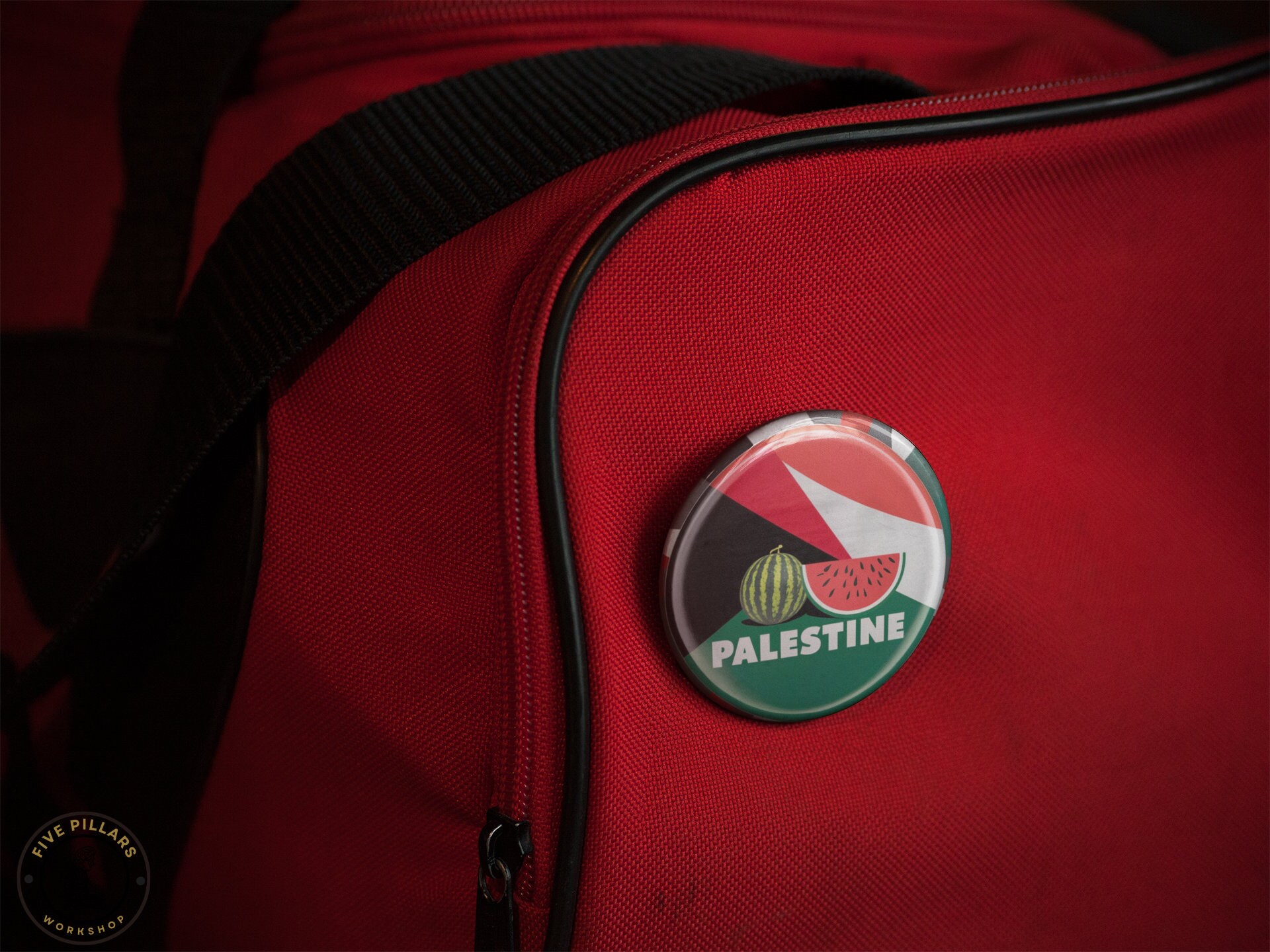 Palestine Watermelon Pin for Backpack Jacket Metal Safety Button Pin ...