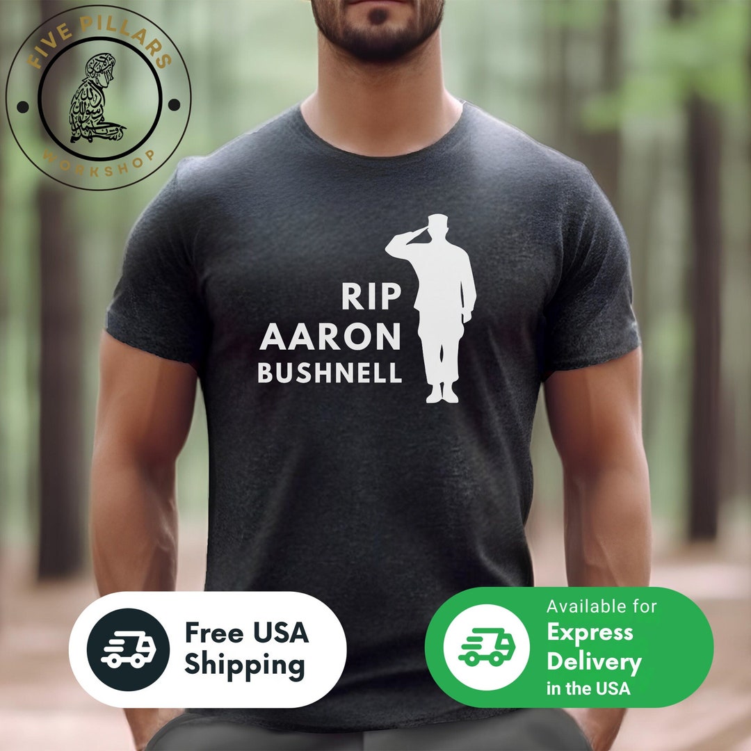 Shirt Honoring Aaron Bushnell His Sacrifice for A Free Palestine ...