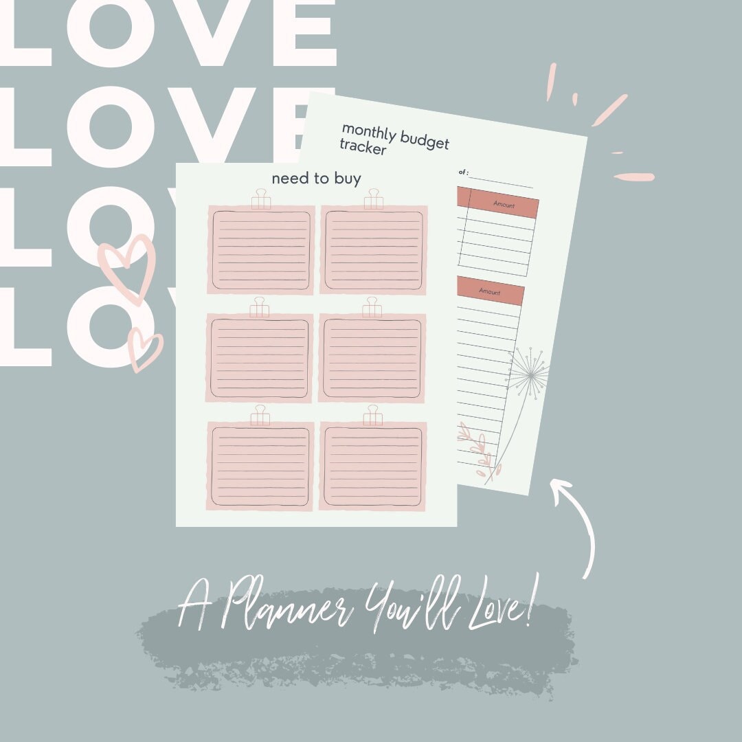 Mom Life Planner, Household Planner Printable, Busy Mom, Home ...