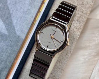 SEIKO Lassale Quartz Gold Plated Diamond Accents Ladies Watch - Etsy