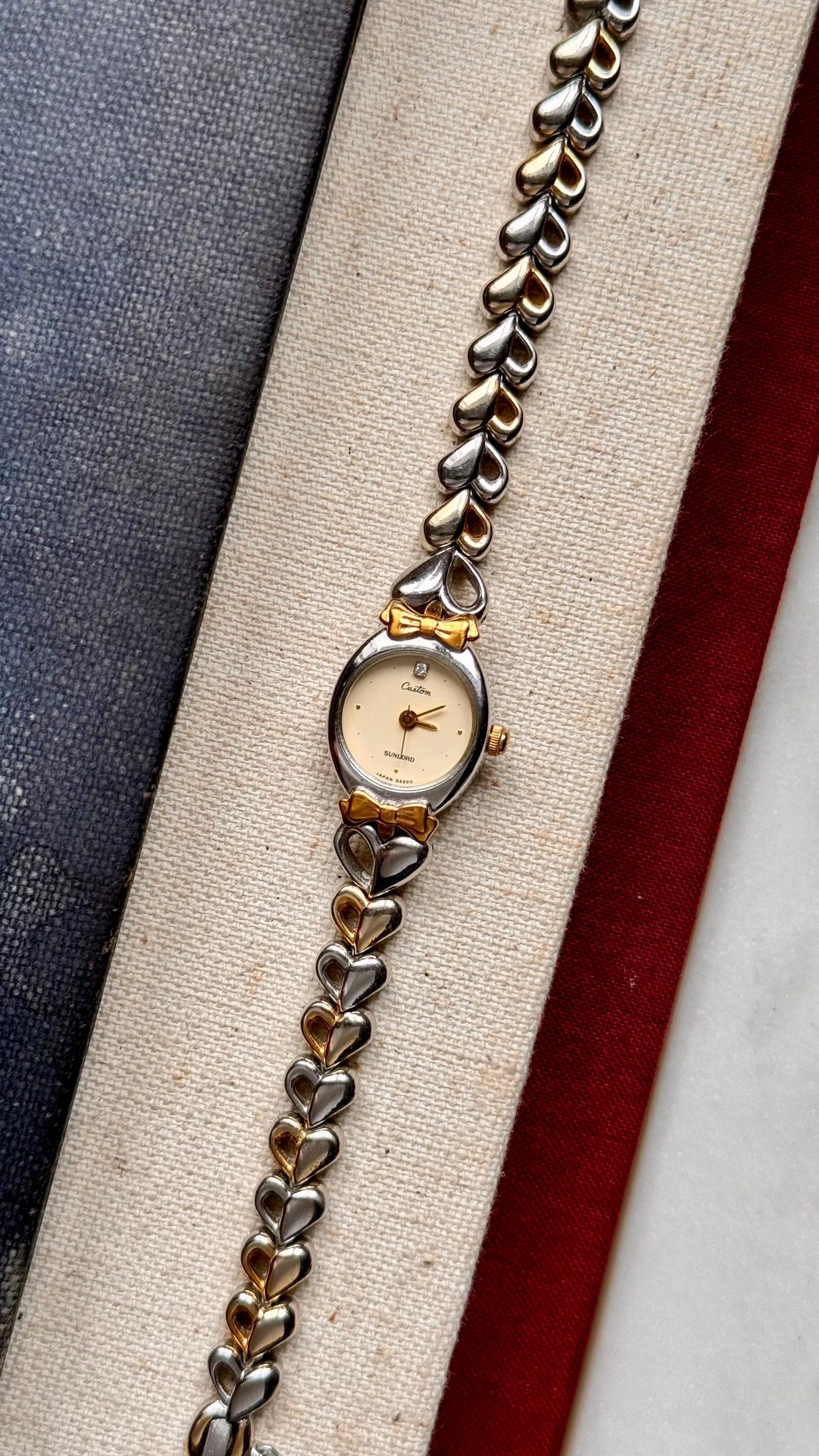 Vintage Sunlord Two-tone Watch - Etsy