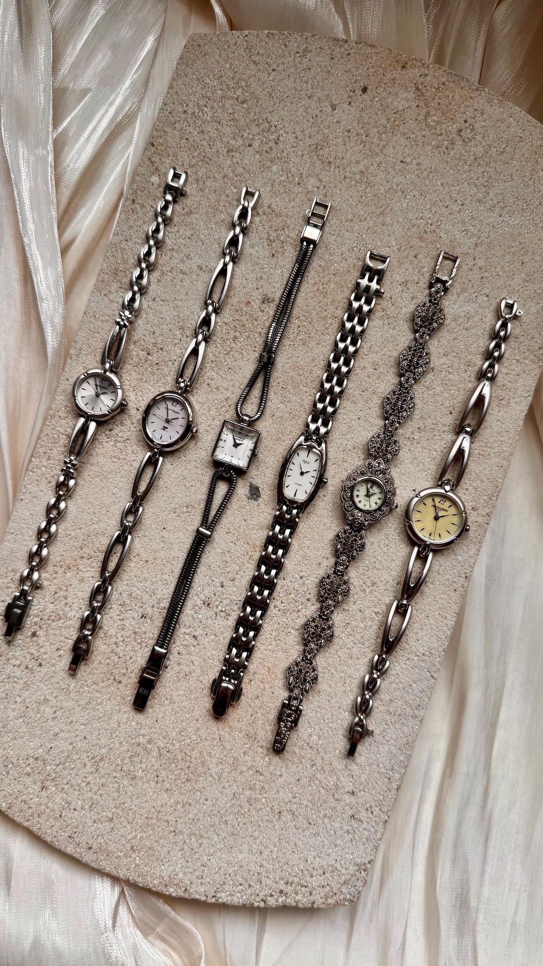 Silver Tone Vintage Watches - ALL WORKING - Etsy