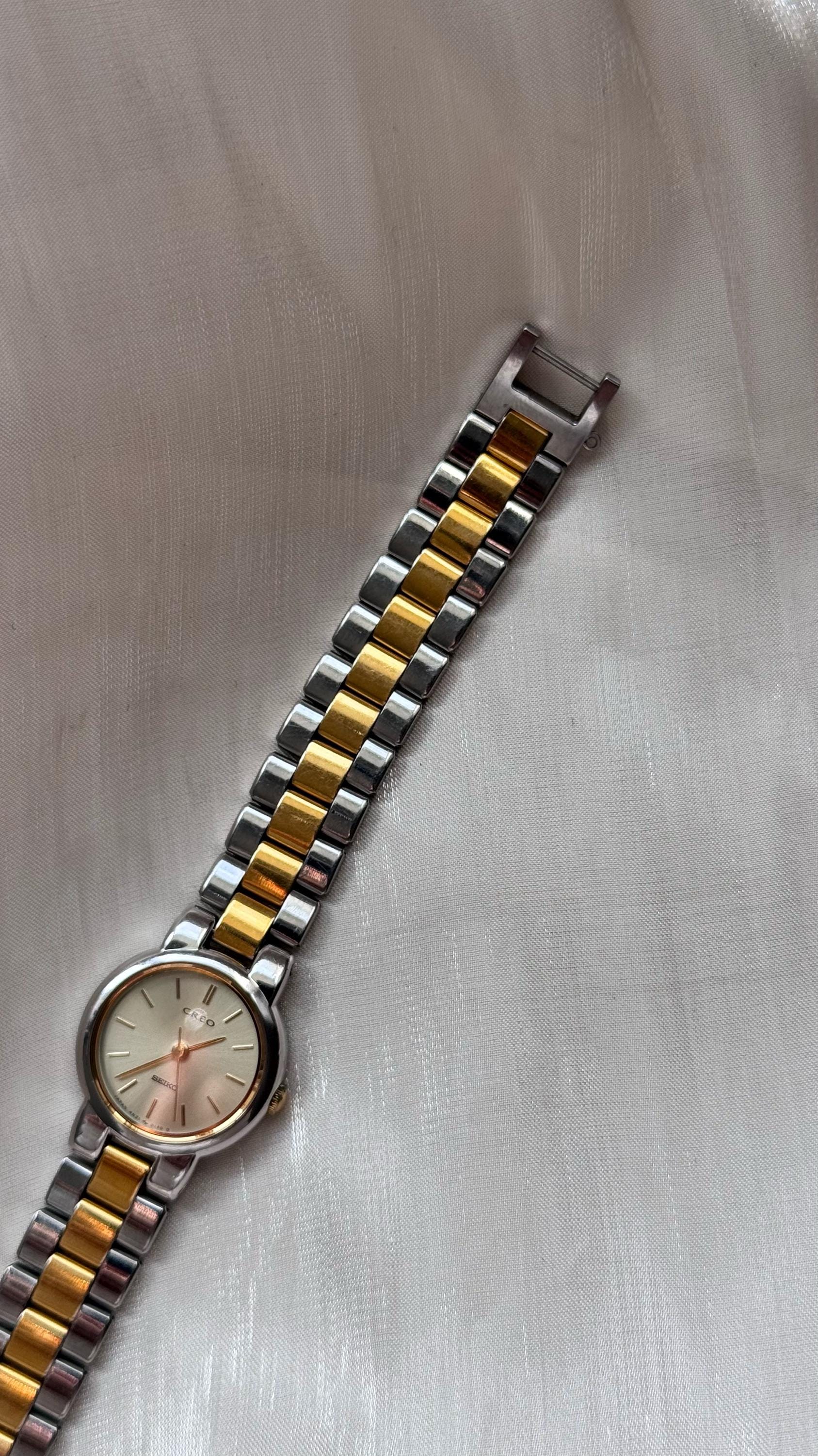 Vintage Seiko Creo Watch 1990 - Etsy