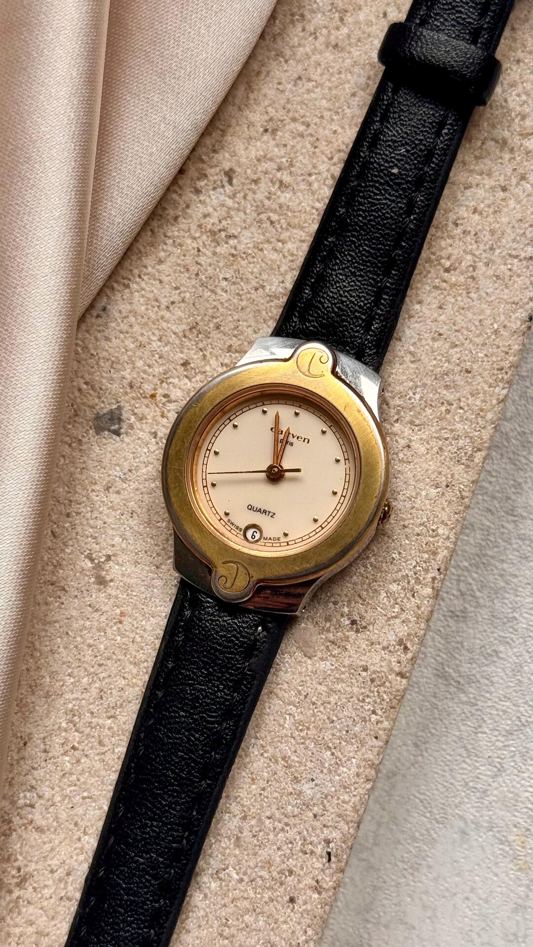 Carven Vintage Watch - Gold Plated - Etsy