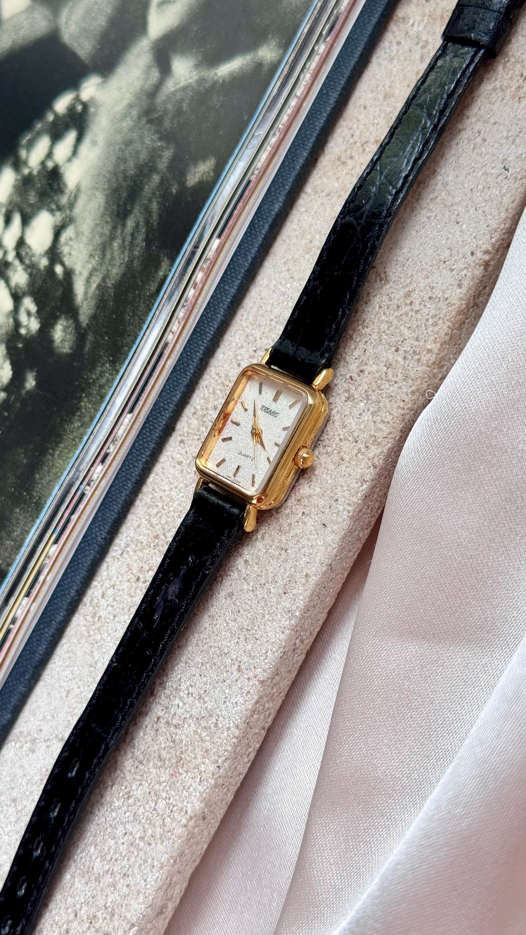 Tugaris Vintage Watch Swiss Made - Gold Plated - Etsy