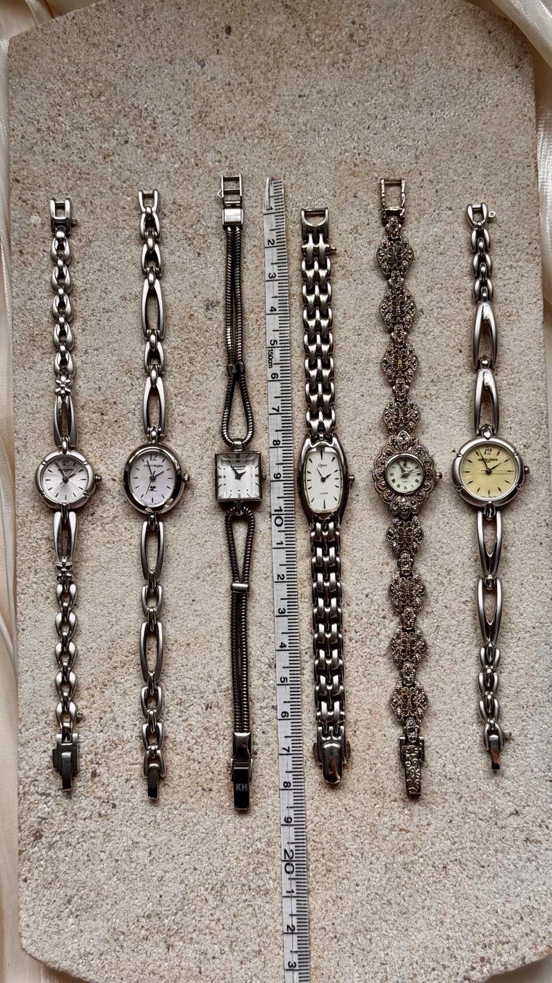Silver Tone Vintage Watches - ALL WORKING - Etsy