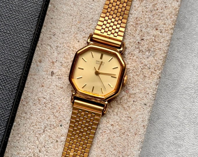 Seiko Vintage Watch - Slide Clasp, Easy to Adjust the Bracelet Size - Etsy