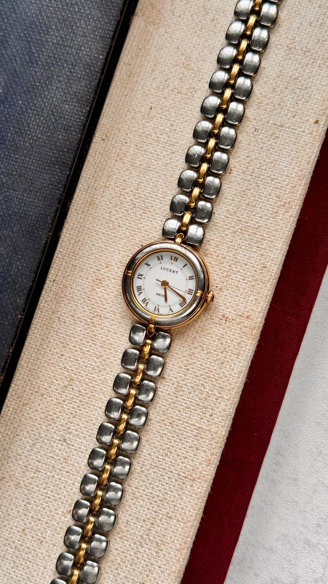 Seiko Lucent Vintage Watch - Etsy