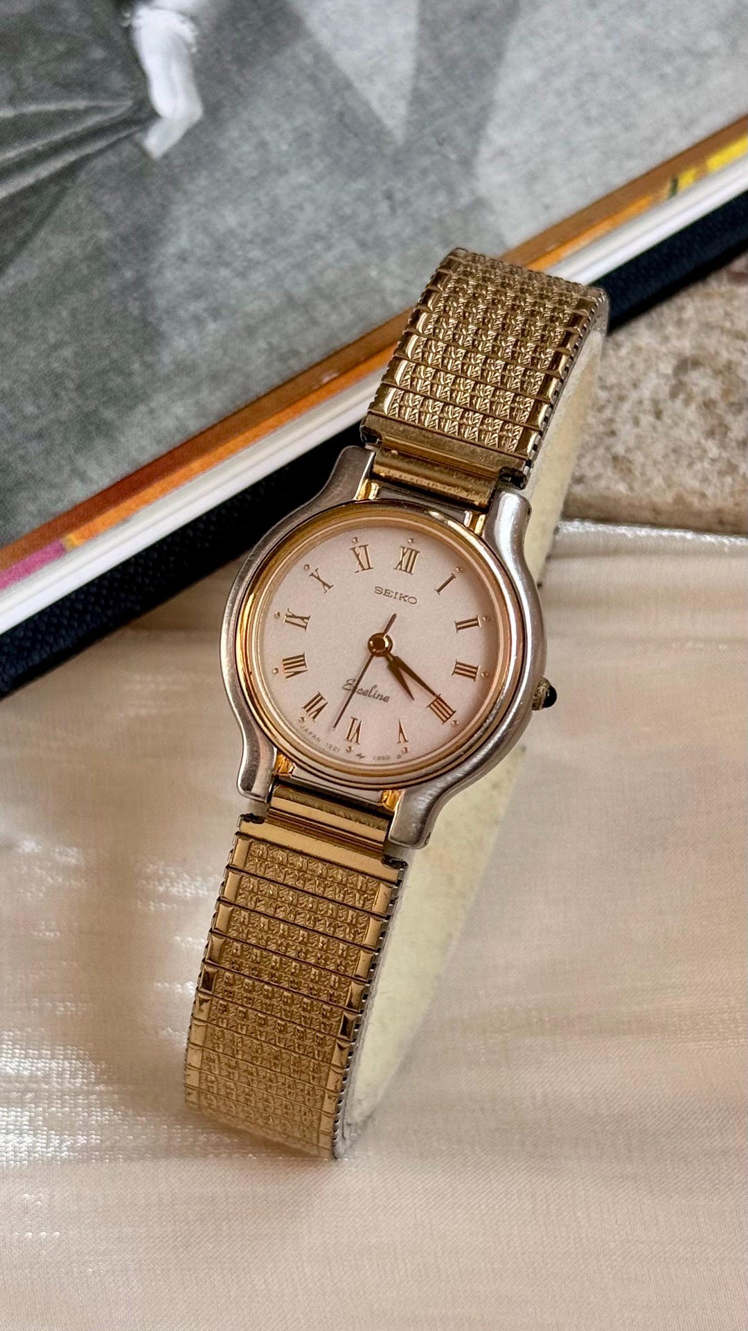 Seiko Exceline Vintage Watch - Gold Plated - Etsy