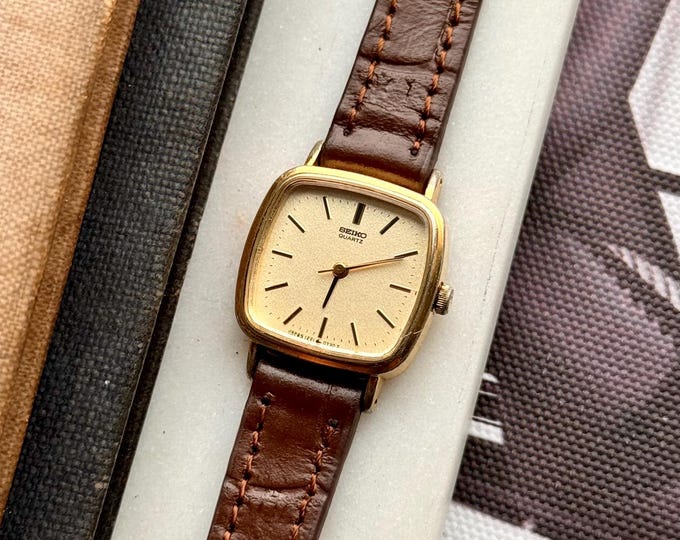 Seiko Ladies Watch - Gold Plated - Etsy