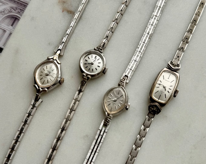 Seiko White-gold Plated Watches - Mechanical Movement - All Working ...