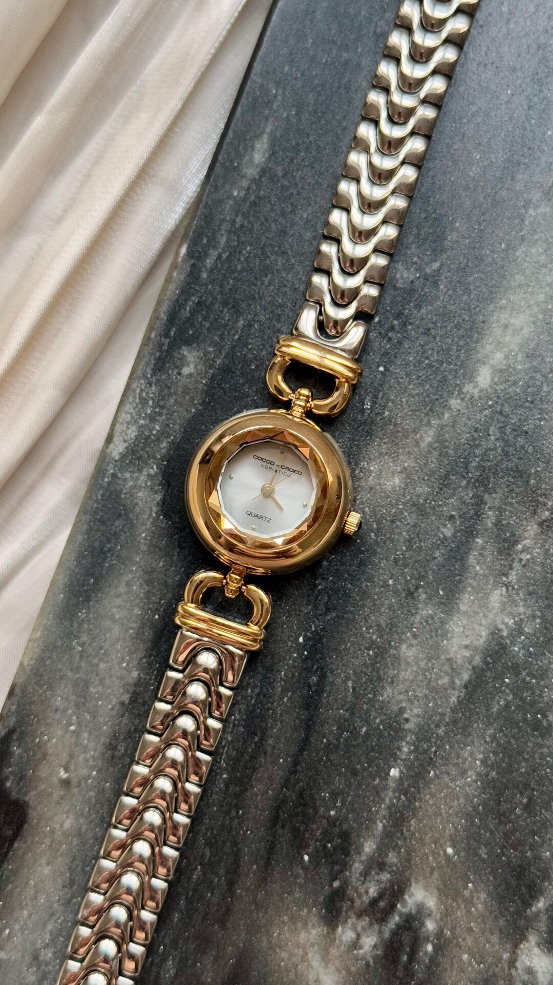 1990s Vintage Cocco Crocco Adriatico Watch - Removable Bezel - Etsy
