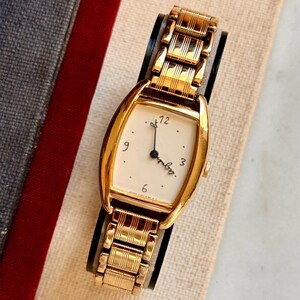 Agnes B Gold Plated Watch 1990s - Etsy