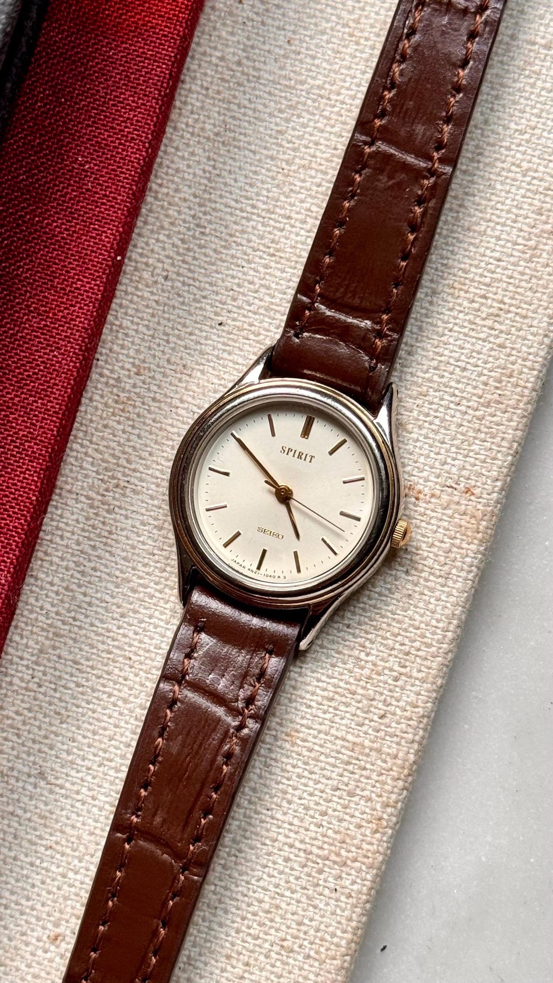 Seiko Spirit Ladies Watch Gold Plated - Etsy