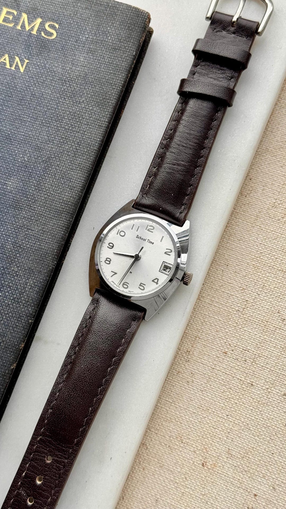 School Time by Seiko Automatic Watch for Men 1980s - Etsy
