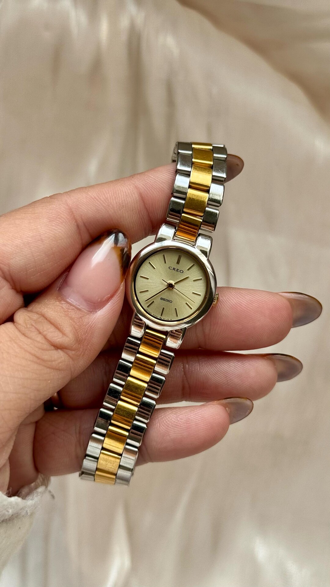 Vintage Seiko Creo Watch 1990 - Etsy