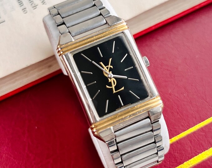 YSL Vintage Watch 1980s - Etsy