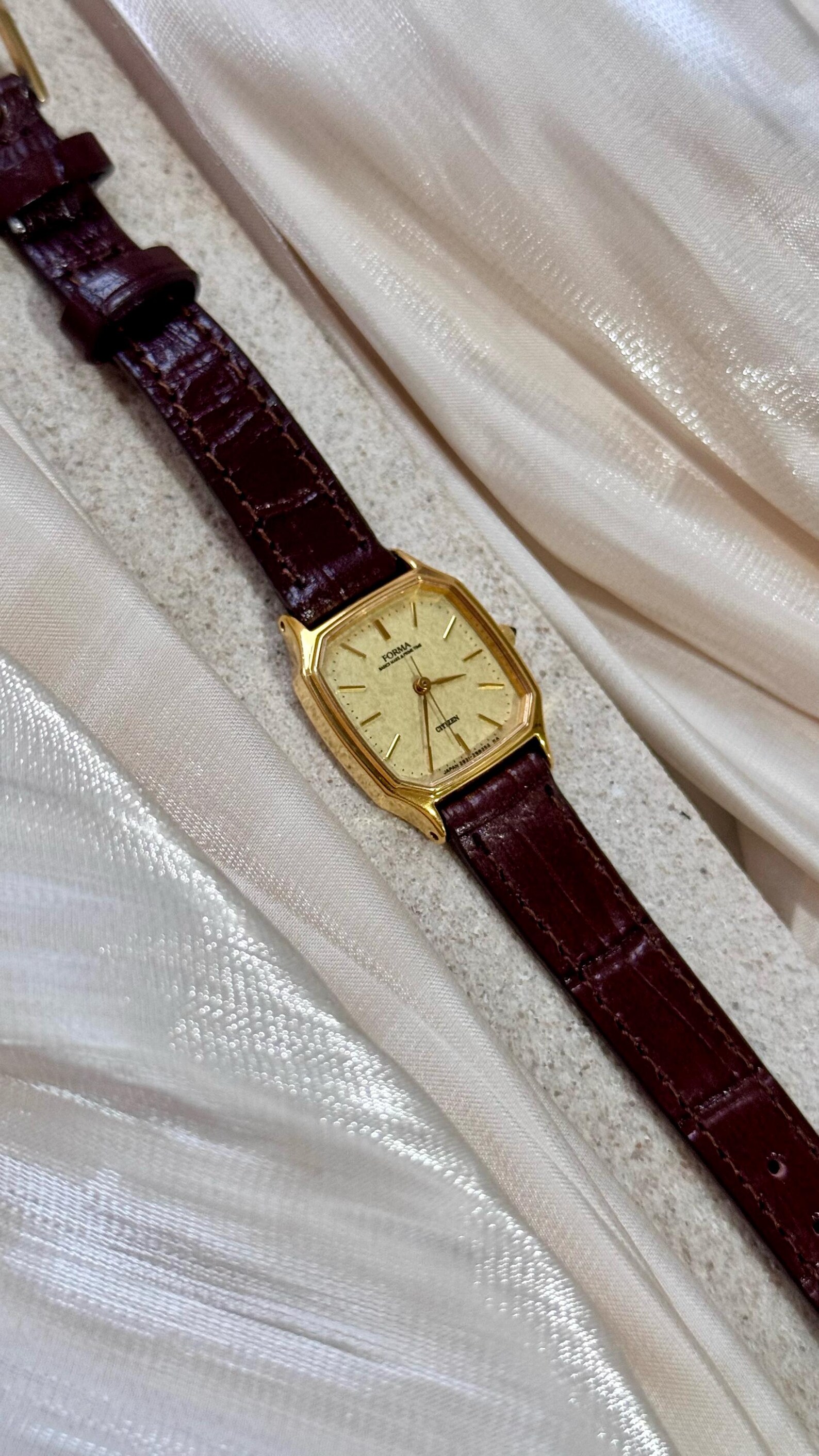 Vintage Citizen Forma Watch 1996 - Gold Plated - Etsy