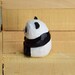 Handcrafted Wooden Panda Figurine - Etsy