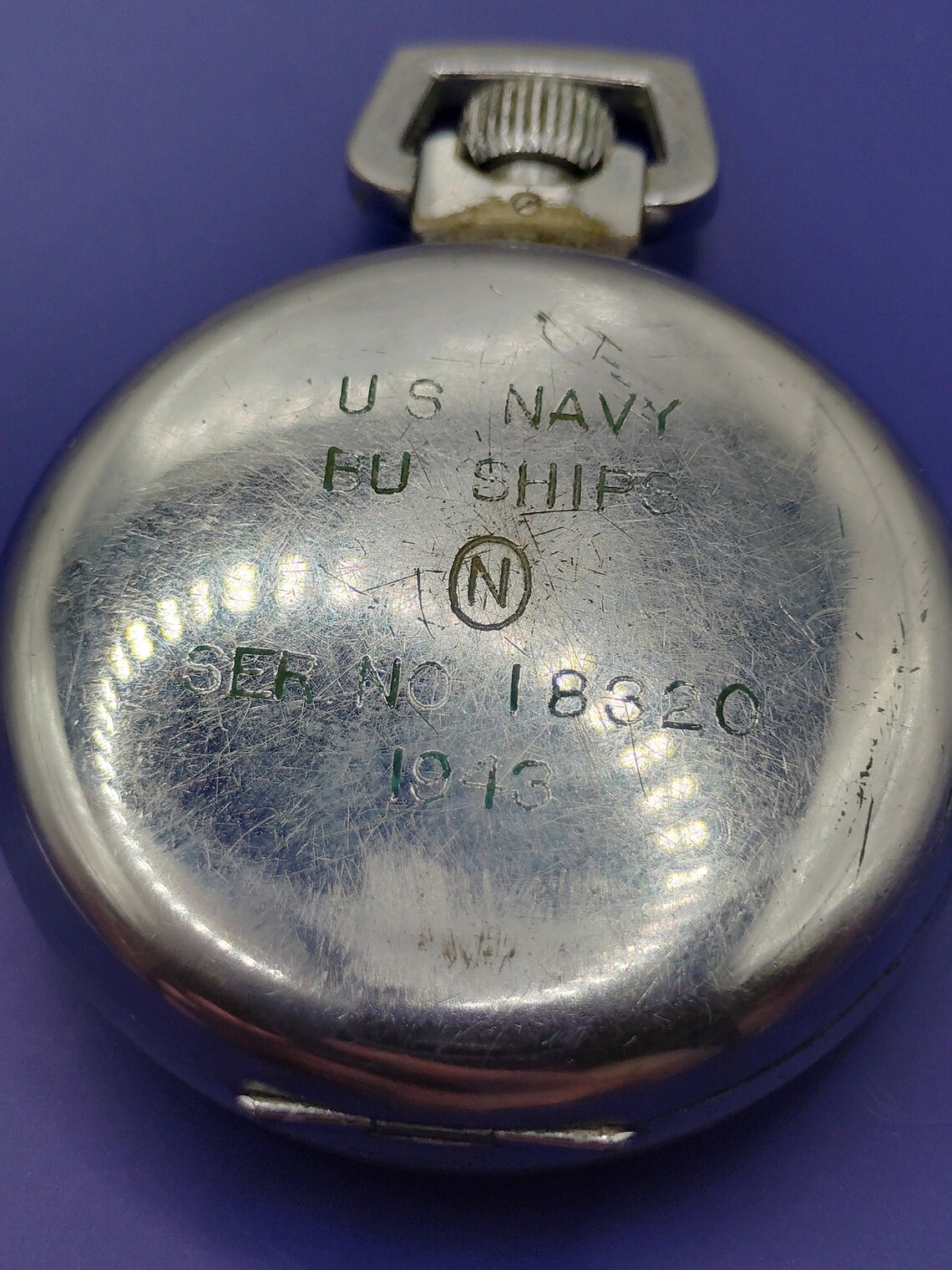 WWII Torpedo and Depth Charge Timer Watch. Has Bu Ships Number on the ...