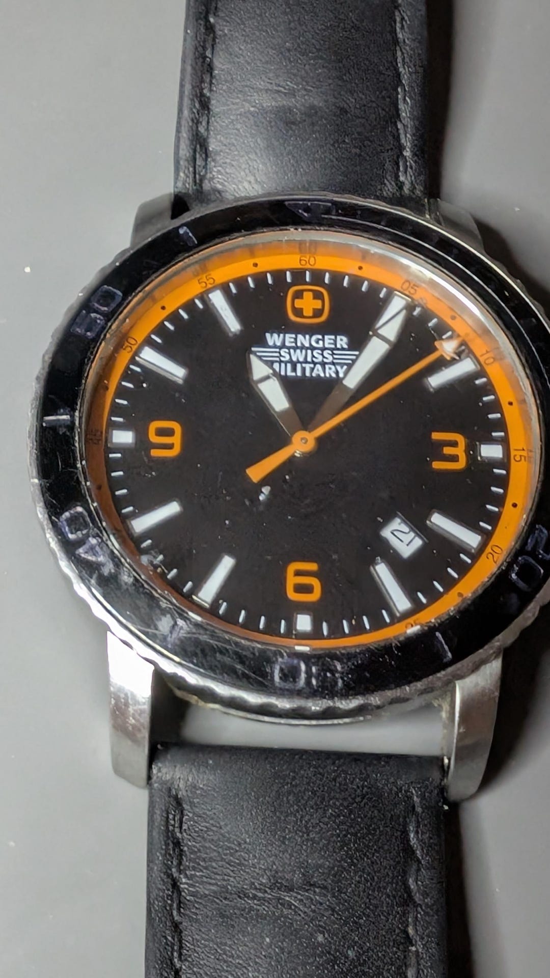 Wenger Swiss Military Diver Style Watch With New Battery and New ...
