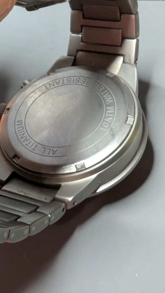 Rare Titanium Orvis chronograph quartz watch with new… - Gem