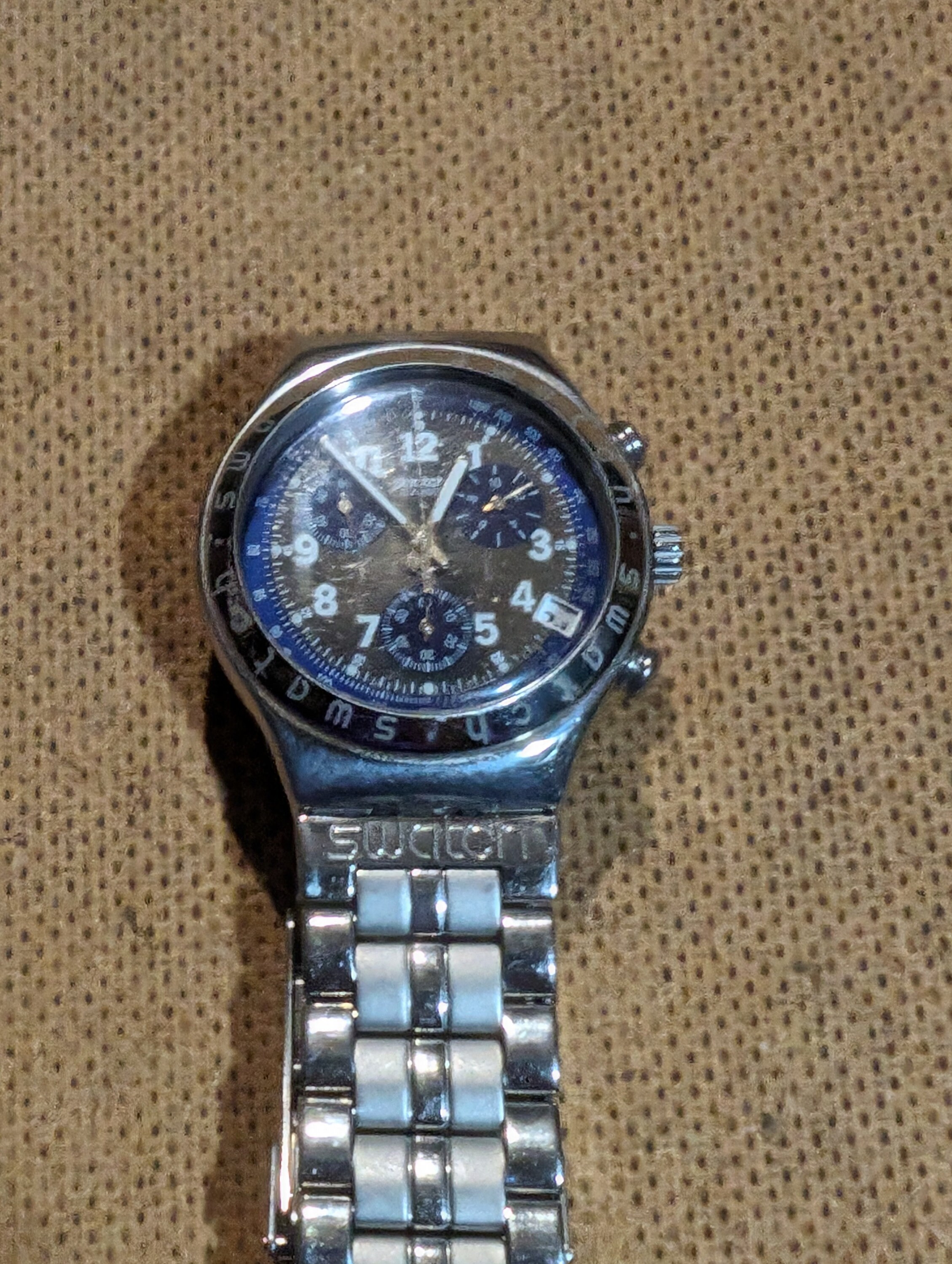 Vintage Swatch Swiss Made Secret Agent Watch With New Battery Keeps ...