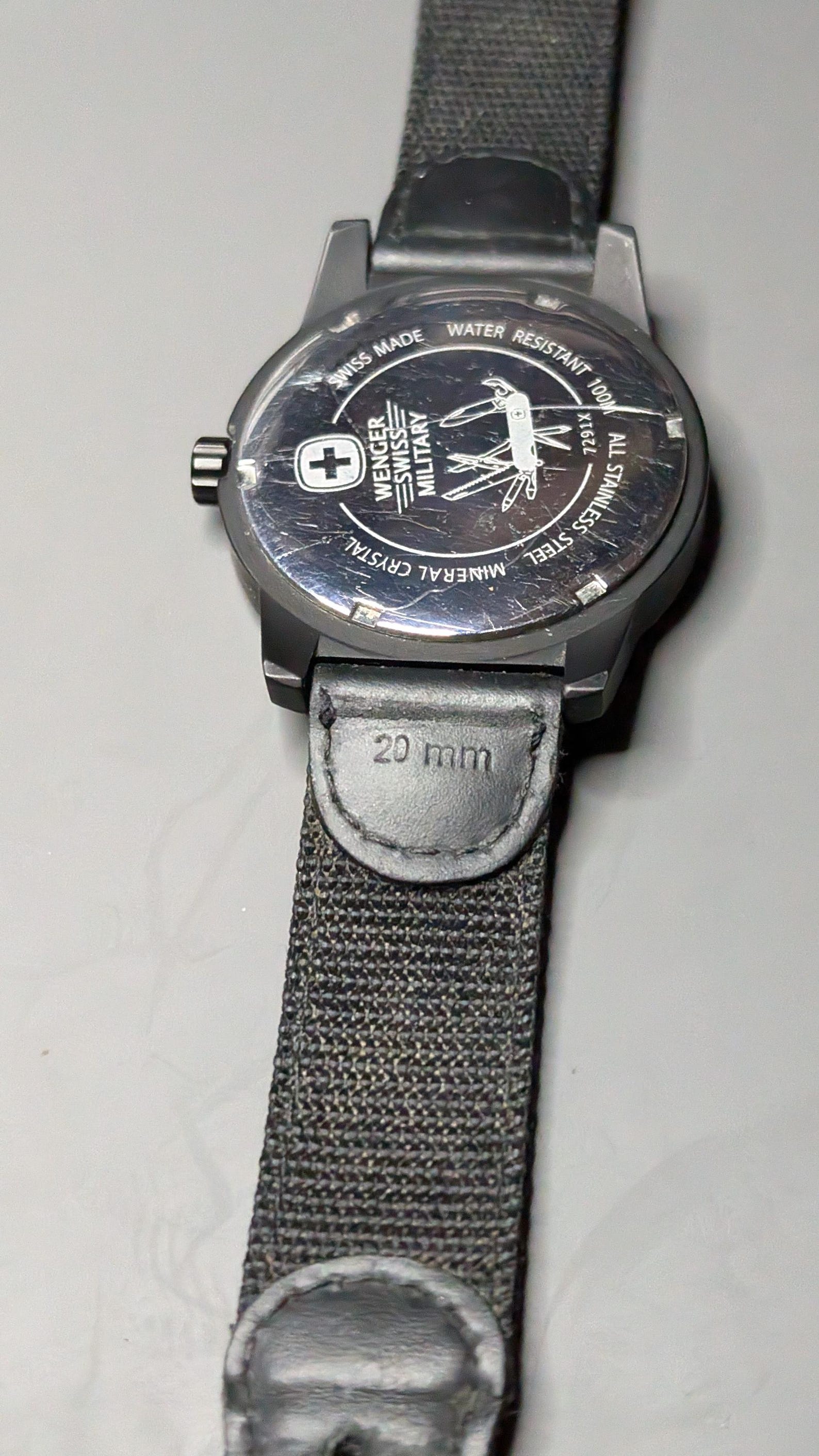 Wenger Swiss Military Quartz Field Watch With New Battery and Original ...
