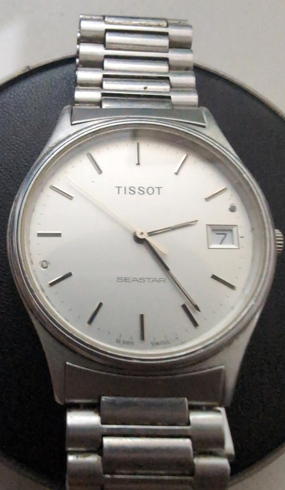 Vintage Tissot Seastar Quartz Watch With New Battery. Has 2pins in Dial ...