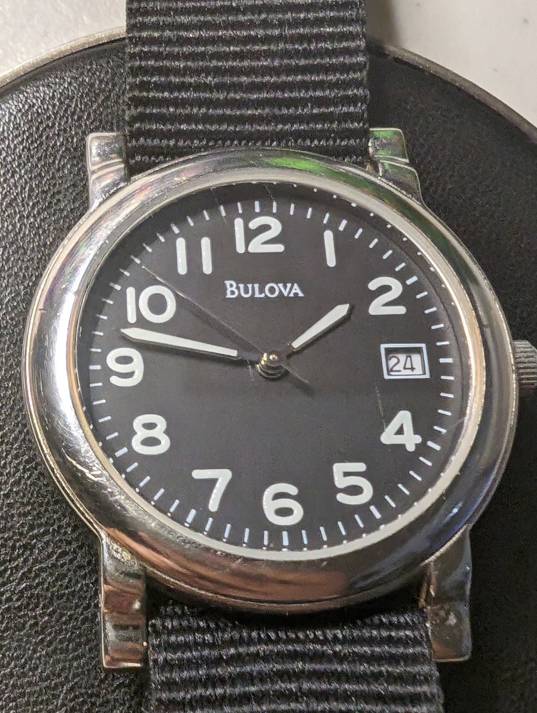 Bulova Military Style Quartz Watch With New Battery and New NATO ...