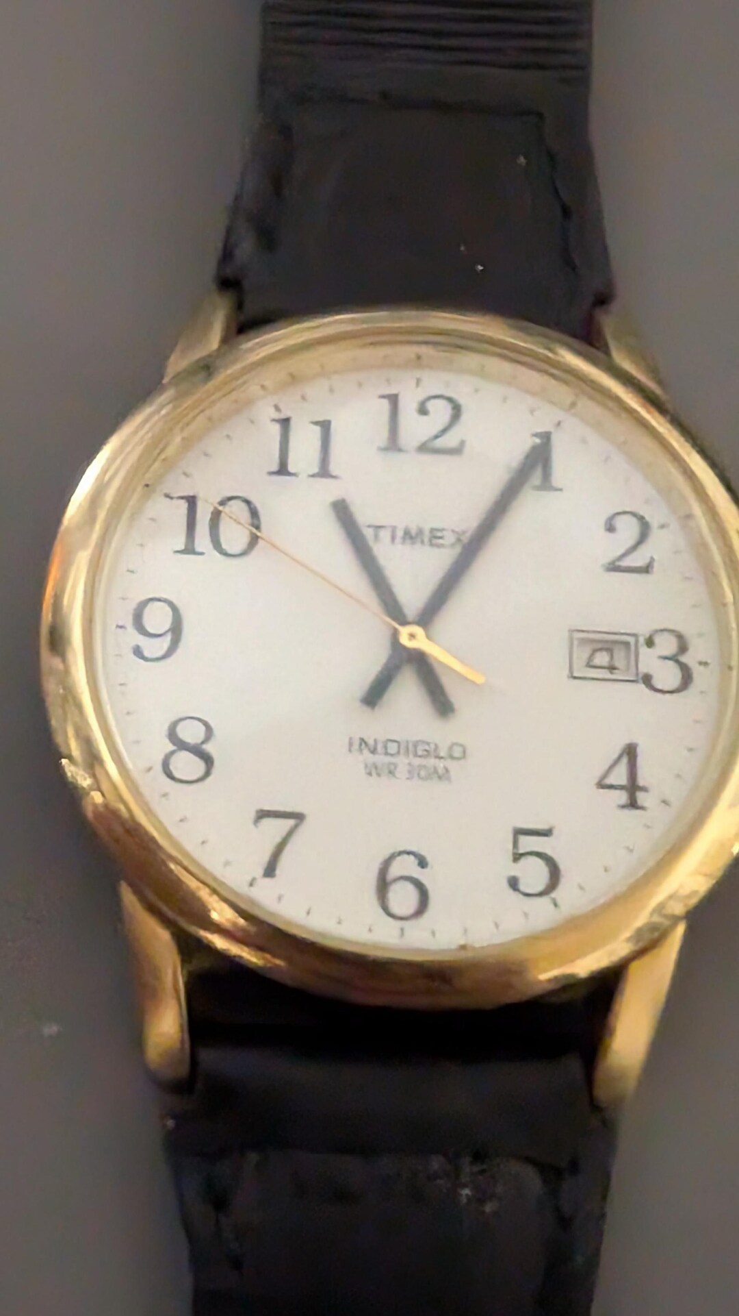 Timex Indiglo Quartz Watch With New Battery and Timex Indiglo Band ...