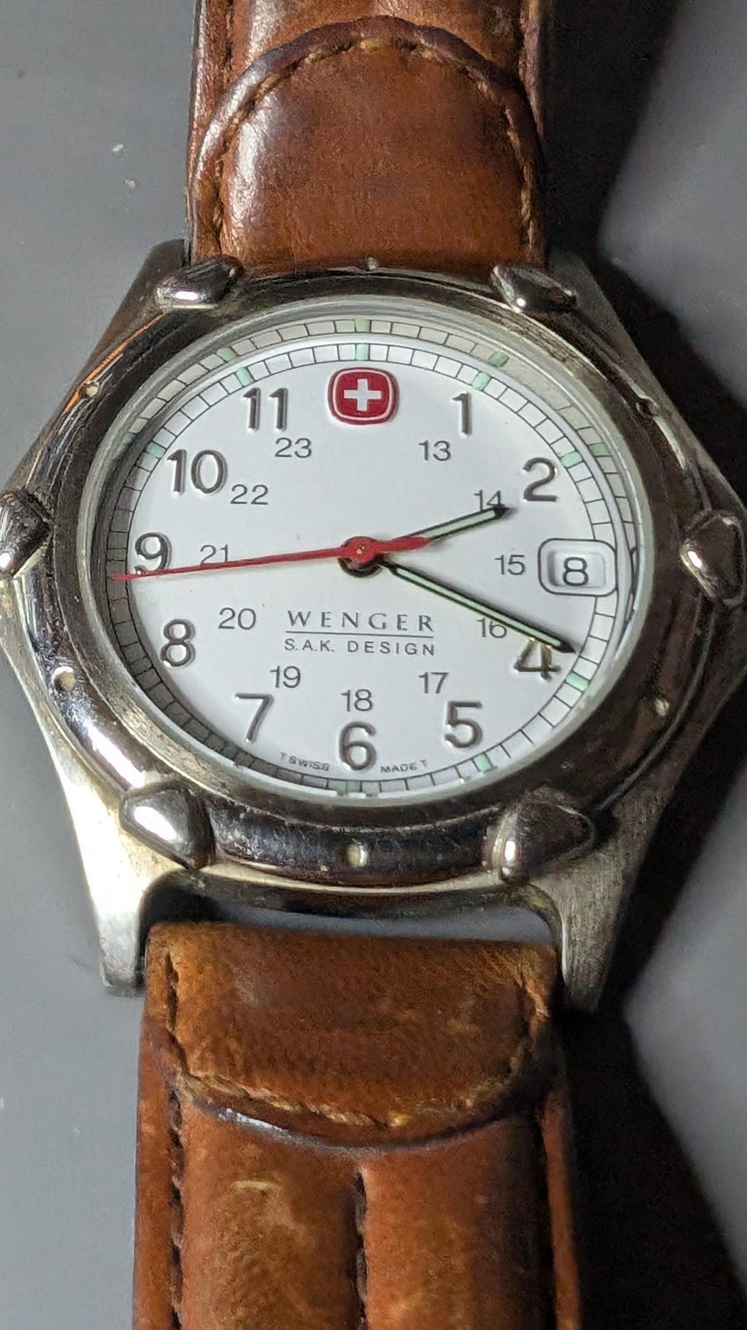 Vintage Swiss Army Wenger Diver Style Quartz Watch With New Battery and ...