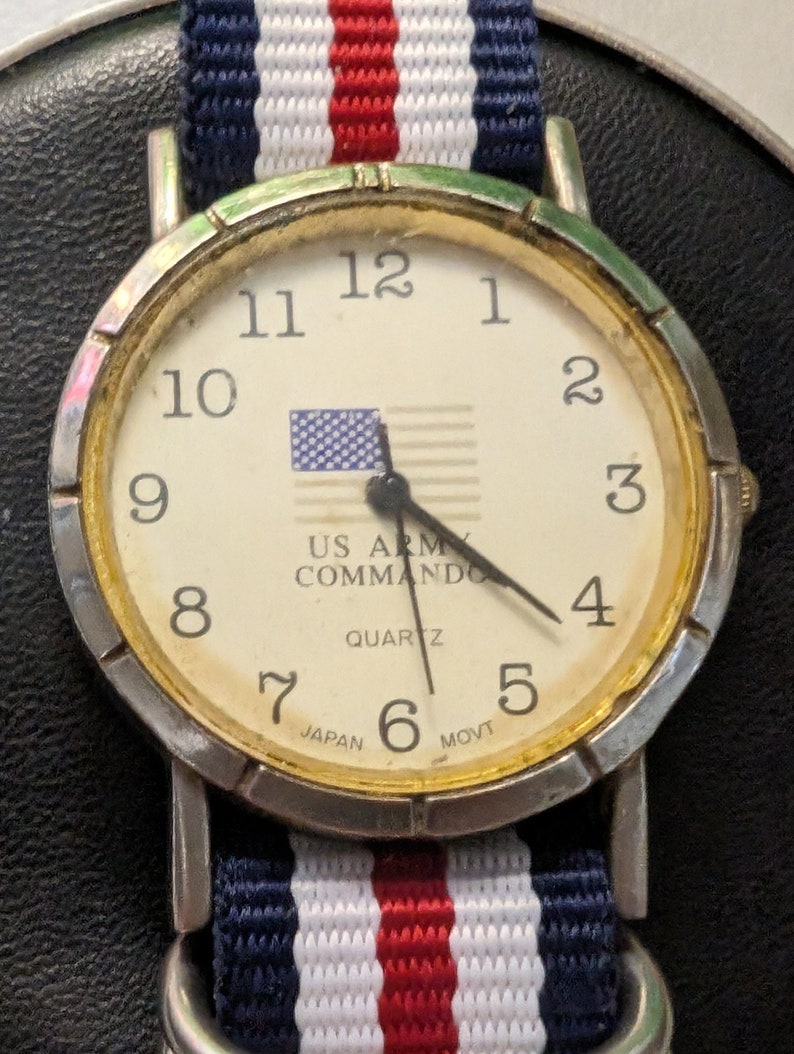 U.s.army Commando Watch With New Battery and New NATO Band. Keeps ...