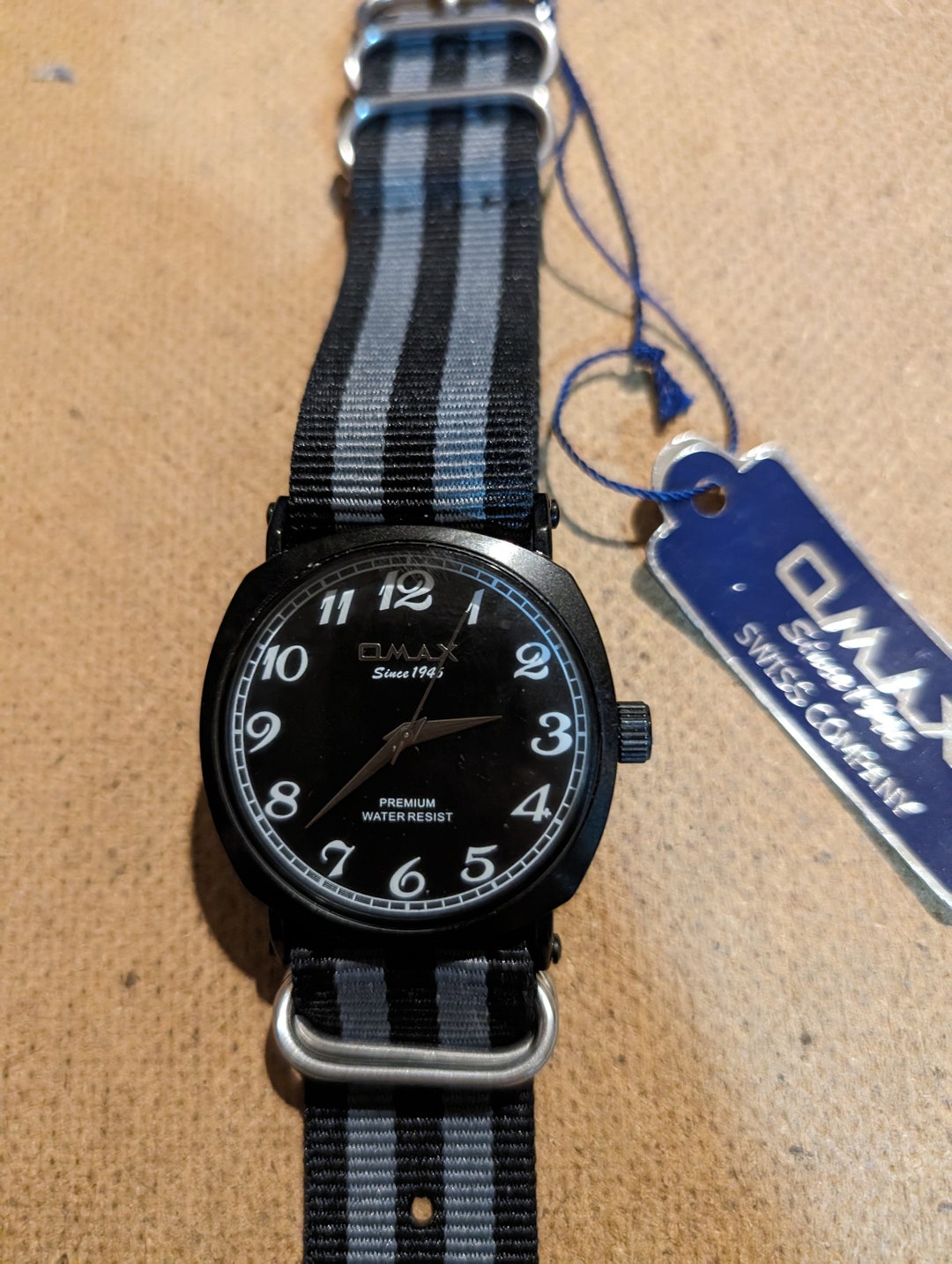 Omax Quartz Watch With New Battery and New NATO Band. Appears Never ...