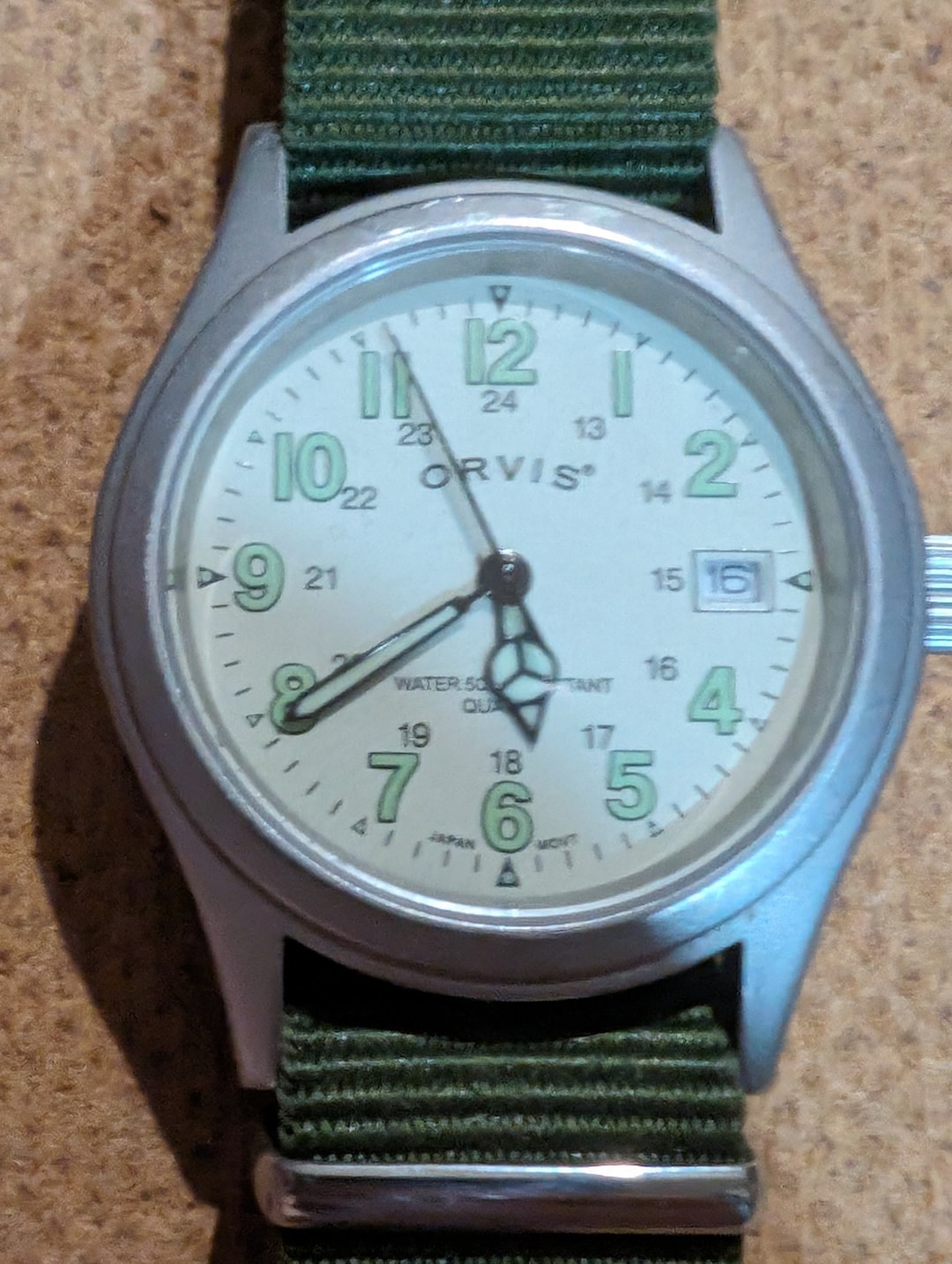 Orvis Quartz Field Watch With New Battery and New NATO Band. Excellent ...