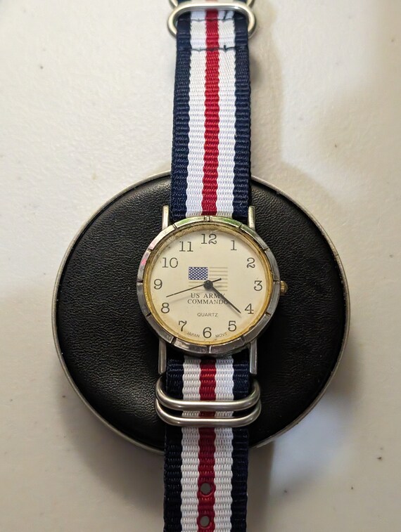 U.S.Army Commando watch with new battery and new NATO… - Gem