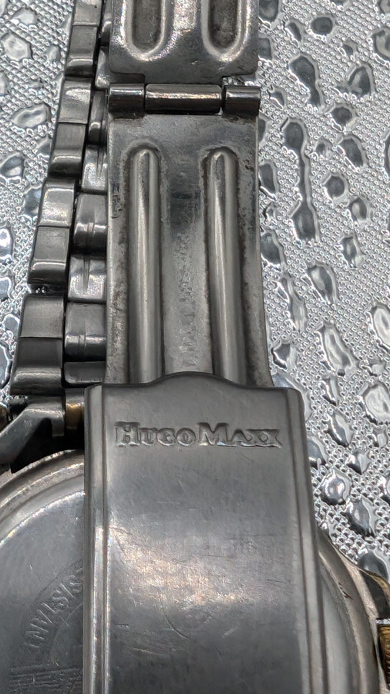 Ladies Vintage Hugo Max Quartz Watch With Flag Dial. Has New Battery ...